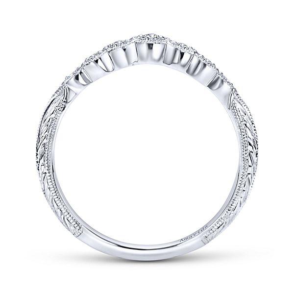 Amavida Inspired Diamond Wedding Ring 18K White Gold 501B Amavida Inspired Diamond Wedding Ring 18K White Gold 501B